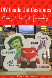 DIY Inside Out Halloween Costumes - The Mom of the Year