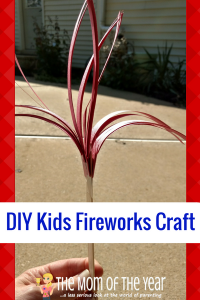 DIY Kids Fireworks Display - The Mom of the Year
