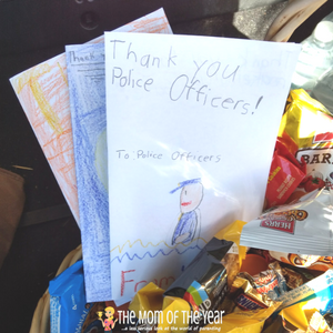 Thank You Gift Basket for Police Officers - The Mom of the Year