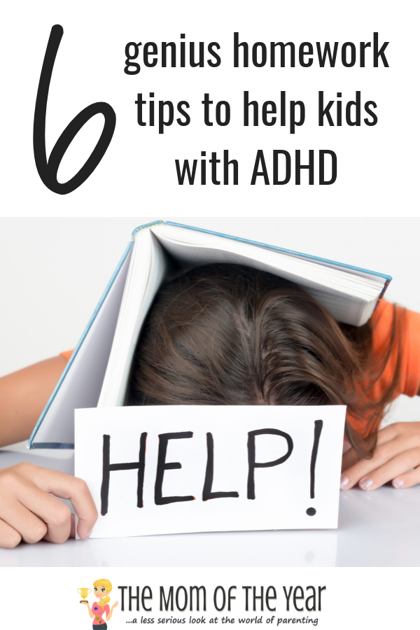 Homework Help for Kids with ADHD - The Mom of the Year