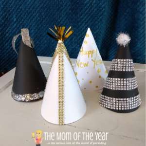 New Year’s Eve Hats to Make with the Kids - The Mom of the Year