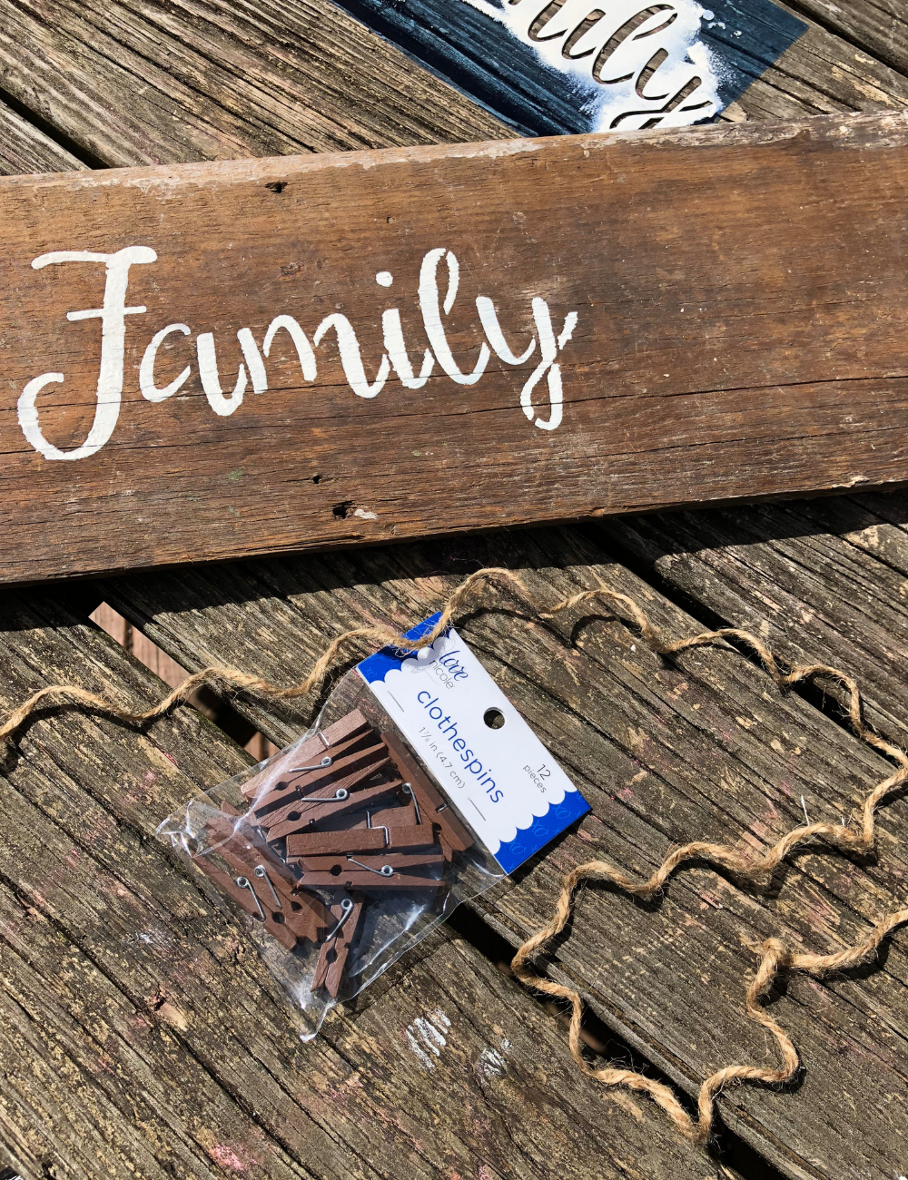 Easy DIY Wooden Photo Hanger - The Mom of the Year