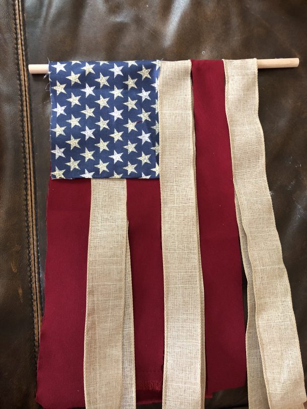 DIY Ribbon Flag - The Mom of the Year