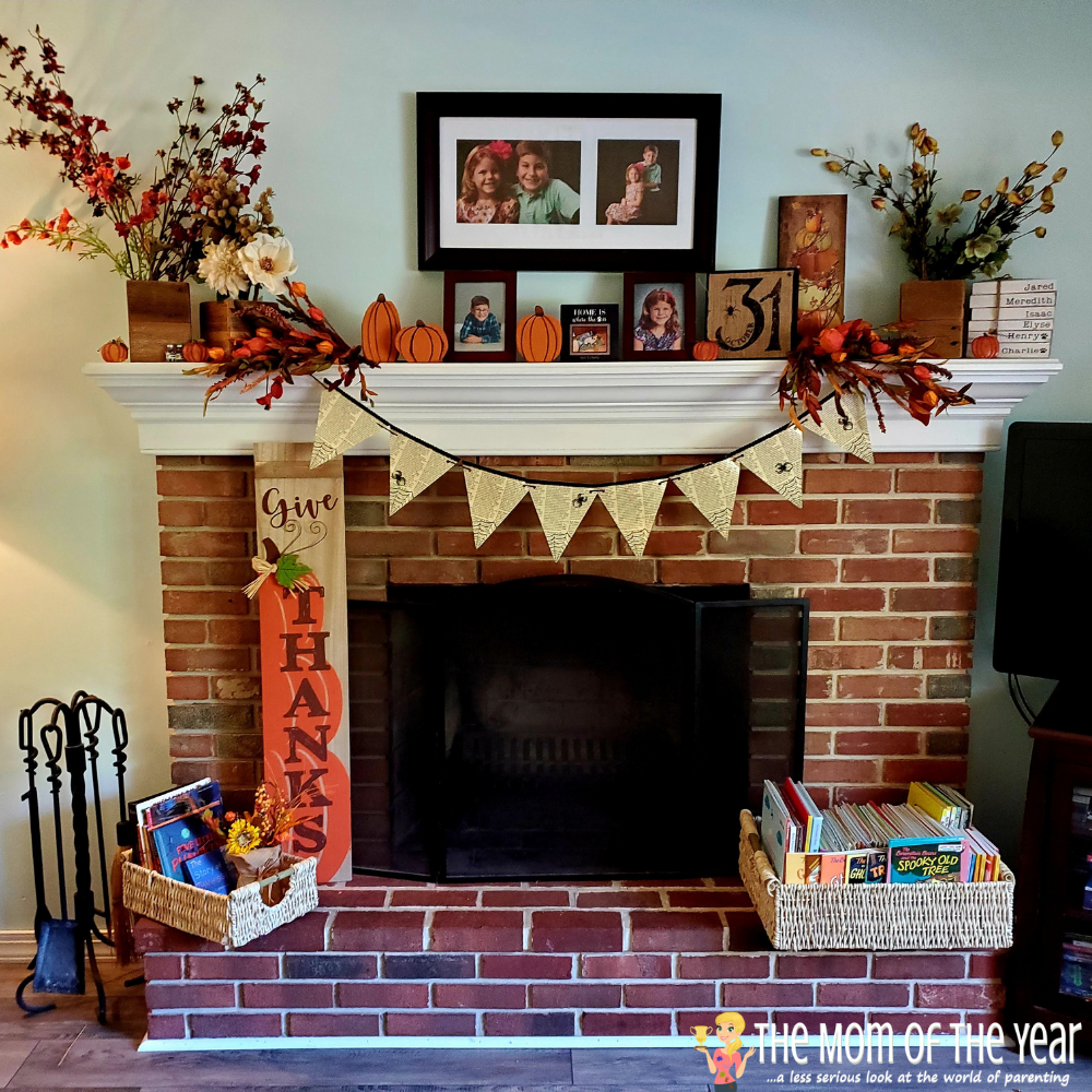 Fall Fireplace Refresh Coming Your Way! - The Mom of the Year