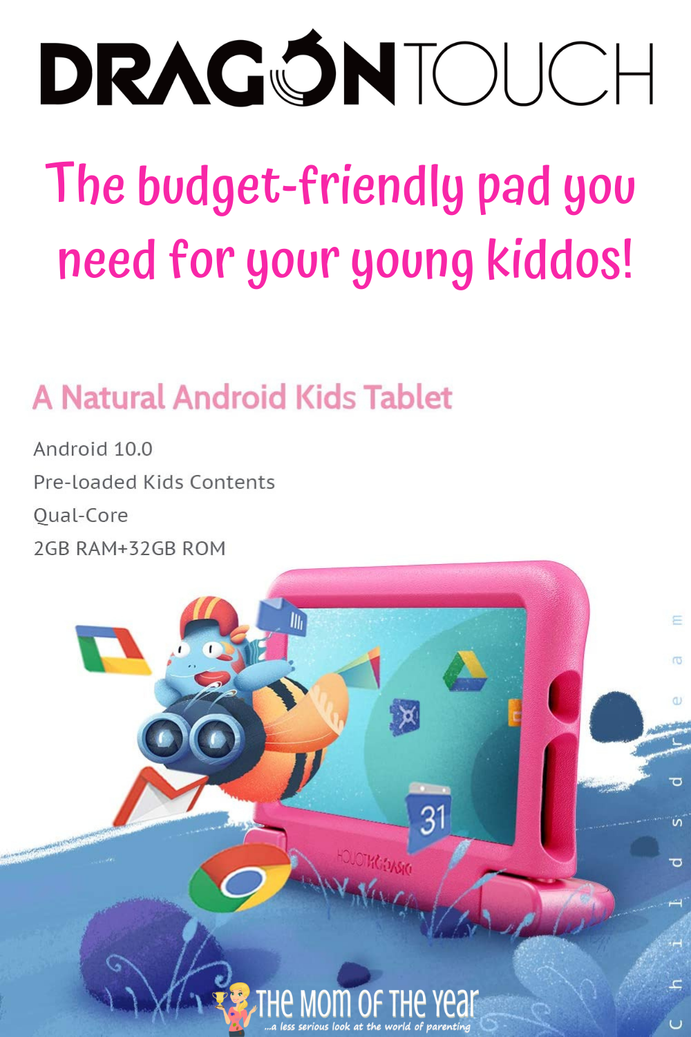 The Perfect Budget Pad for Young Kids - The Mom of the Year