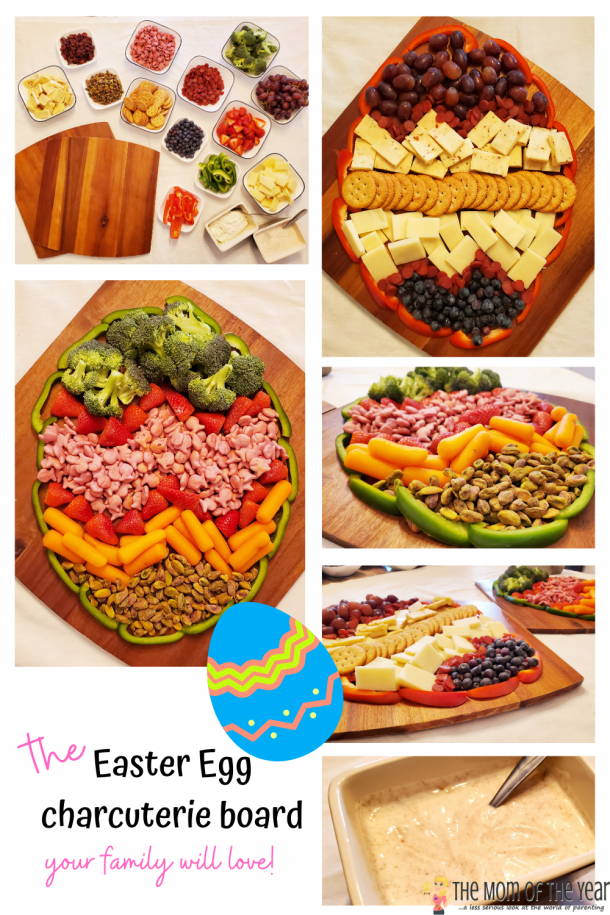 Kid-Friendly Easter Charcuterie Board - The Mom of the Year