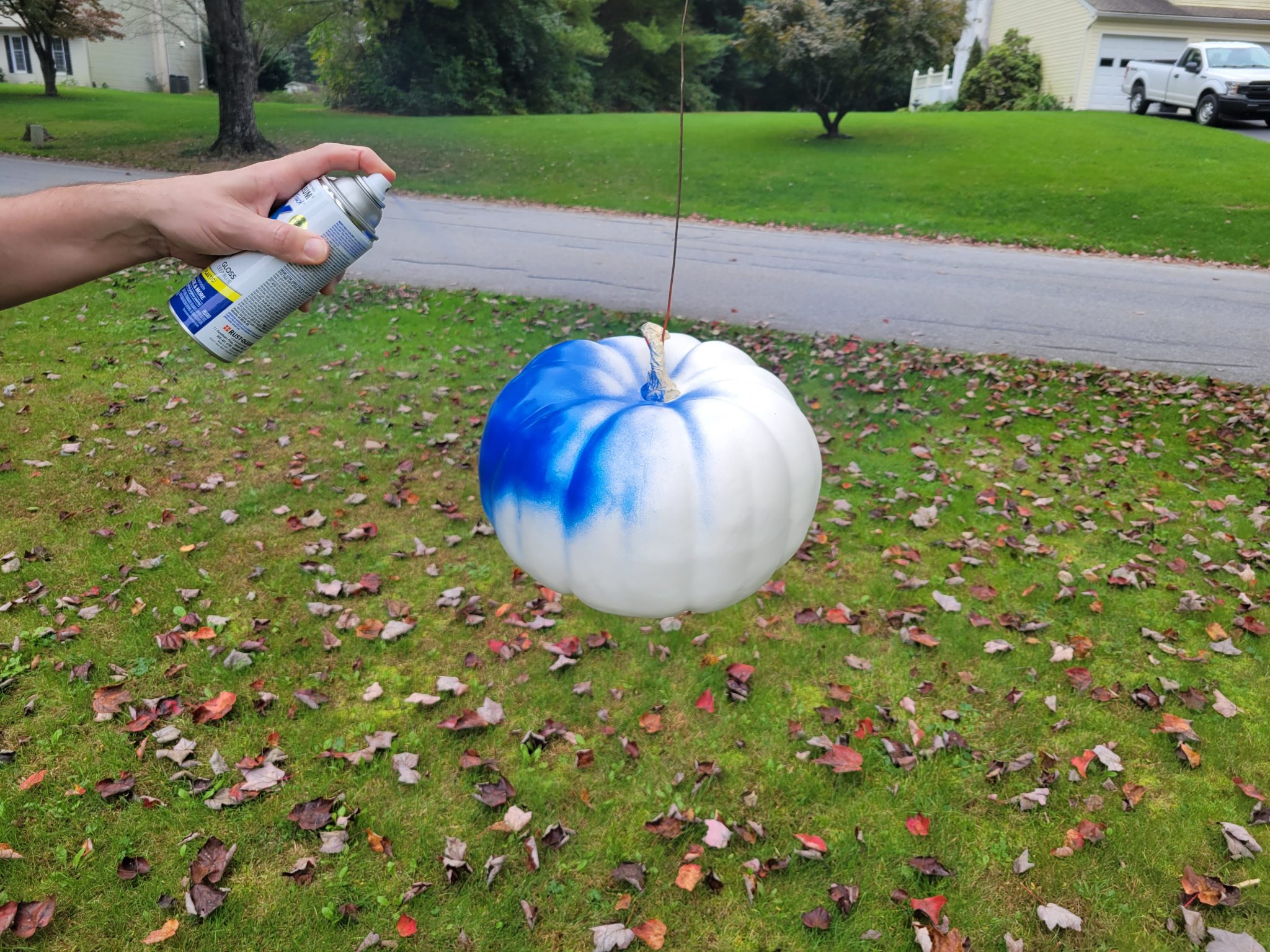 Blue Pumpkins for Autism Awareness - The Mom of the Year
